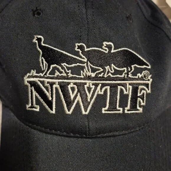 NWTF | Accessories | Nwtfturkey Black Sliderback Hat New | Poshmark